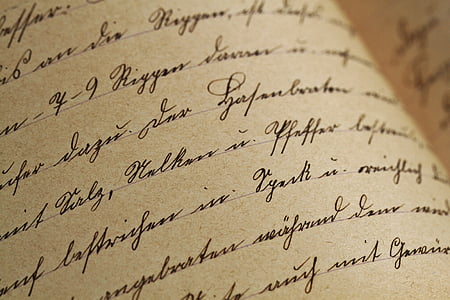 Royalty-Free photo: Cursive penmanship | PickPik